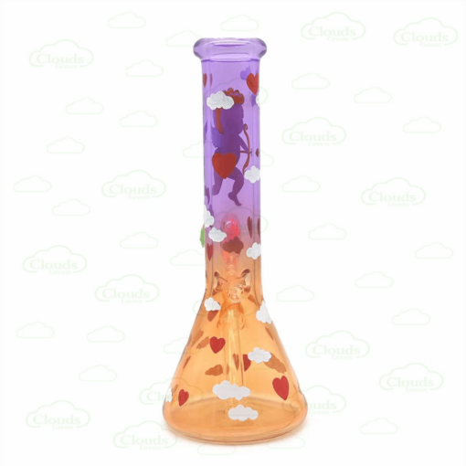Cupid Glass Beaker Bong For Valentine's Day - Cloudsgreen